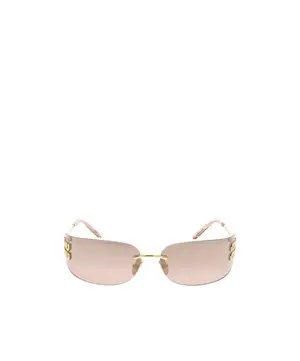 Miu Miu Logo Sunglasses - Nude