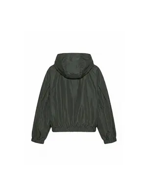 Max Mara Eliseo Hooded Bomber Jacket - Dark Green