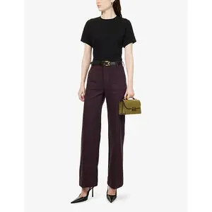 Victoria Beckham Jamie Round-neck Cotton T-shirt