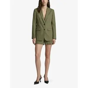 The Kooples High-rise Linen Shorts