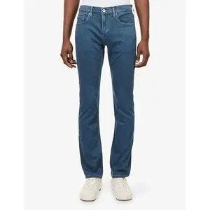 Paige Federal Straight-leg Stretch Denim Jeans - Milam