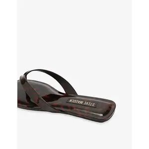 Steve Madden Trella Tortoiseshell Flat Sandals - Brown/oth