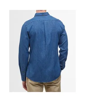 Barbour Logo Detail Denim Shirt