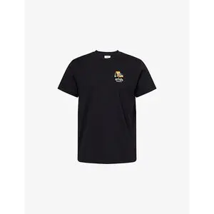 ARRELS BARCELONA Stereo Graphic-print Cotton T-shirt - Black