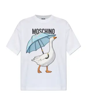 Moschino Short Sleeve T-shirt - White