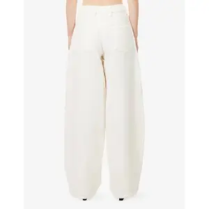 SAMSOE SAMSOE Saharper Pleat Cotton-blend Trousers