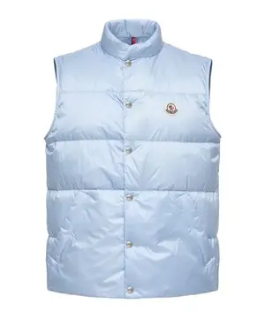Moncler Tuquerouye Down Vest - Light Blue