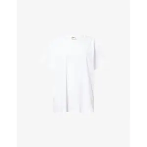 Khaite Winsley Crew-neck Cotton T-shirt - Chalk