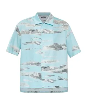 Moschino Short Sleeve Shirt - Blue