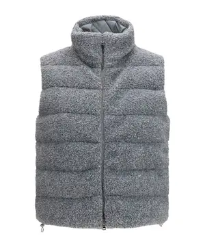 Herno High-necked Vest - Gray