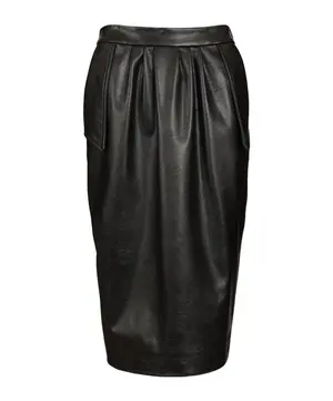 Stella McCartney Pleated Midi Skirt - Black