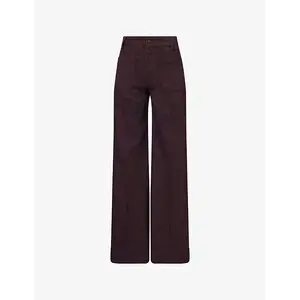 Victoria Beckham Alina Wide-leg Jeans - Acai