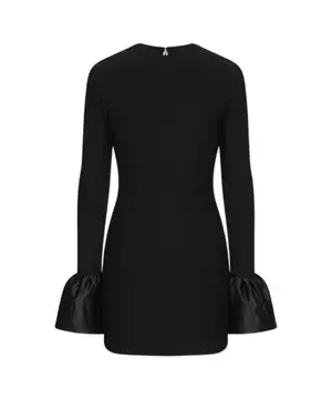 ROTATE BY BIRGER CHRISTENSEN Long-sleeve Fitted Mini Dress