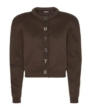 ROTATE BY BIRGER CHRISTENSEN Cashmere Long-sleeved Knitwear - Brown