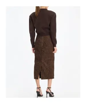 ROTATE BY BIRGER CHRISTENSEN Cashmere Long-sleeved Knitwear With Lettering Detail