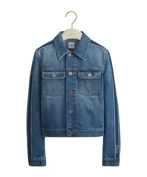 Dior Cropped Jacket - Blue