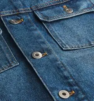 Dior Cropped Denim Jacket With Cd Signature Buttons