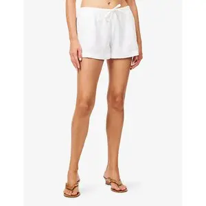 TALA Drawstring Linen-blend Shorts