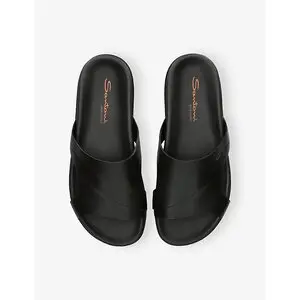 Santoni Downtime Leather Sandals