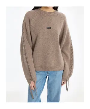 ROTATE BY BIRGER CHRISTENSEN Lacing Knit Sweater