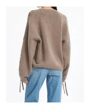 ROTATE BY BIRGER CHRISTENSEN Lacing Knit Sweater