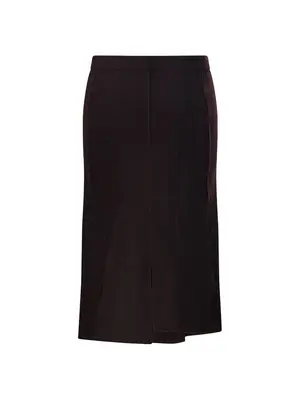 Victoria Beckham Pleated Midi Skirt