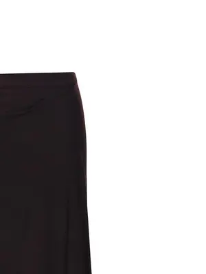 Victoria Beckham Pleated Midi Skirt