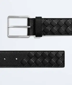 Bottega Veneta Intrecciato Taurillon Belt