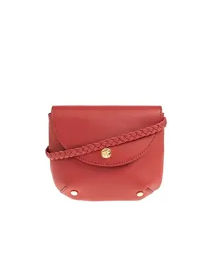 Versace Flap Shoulder Bag - Red