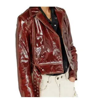 DIESEL® Patent Double-breasted Jacket