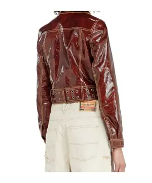 DIESEL® Patent Double-breasted Jacket