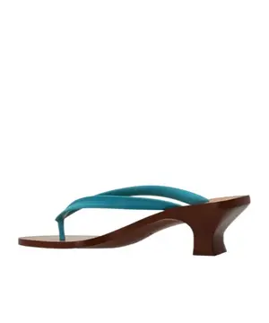 Versace Sophie Thong-strap Mules - Brown