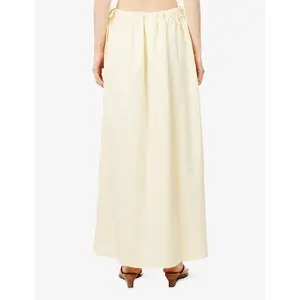 4TH & RECKLESS Tie-waist Woven Midi Skirt