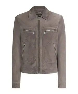 Dolce & Gabbana Suede Jacket - Gray