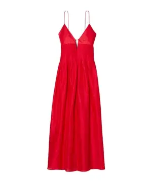 Tory Burch Linen Dress - Bright Red