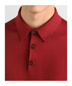 Dolce & Gabbana Polo Shirt In Smooth Silk