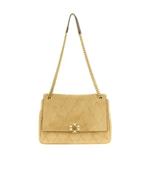 Tory Burch Flap Shoulder Bag - Nude