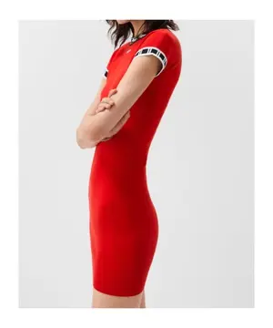 Versace Cotton Knit Mini Dress