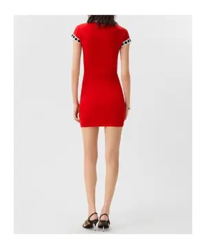 Versace Cotton Knit Mini Dress