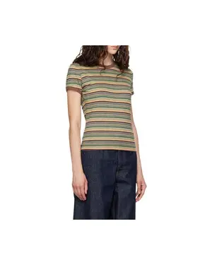 Marni Striped Fitted T-shirt
