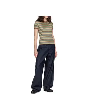 Marni Striped Fitted T-shirt