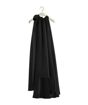 Dior A-line Dress With Bow Collar - No