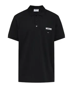 Moschino Short-sleeved Polo Shirt - Black