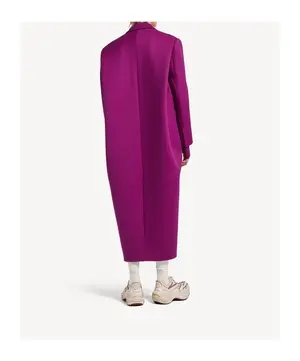 Balenciaga Long Sack Coat - Purple