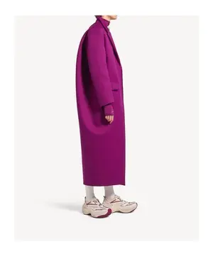 Balenciaga Long Sack Coat - Purple