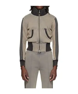 AVAVAV X Adidas Originals Long-sleeve Stand Collar Sweatshirt - Grey