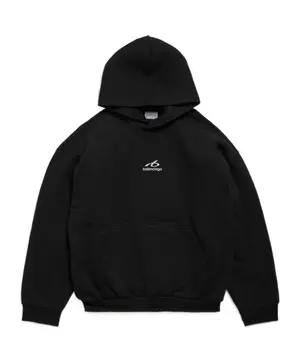 Balenciaga Bodies Medium Fit Hoodie - Black