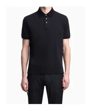 Emporio Armani Monogram Cotton Polo Shirt