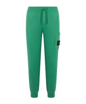 Stone Island Elastic Waist Sports Pants - Green
