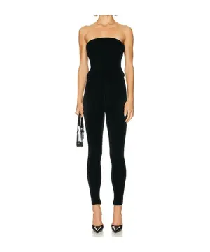 Wardrobe.NYC Stretch Velvet Leggings